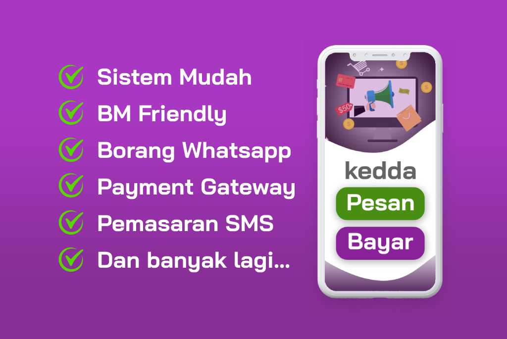 KEDDA - Sistem Pangkalan Data Pelanggan dan Borang WhatsApp